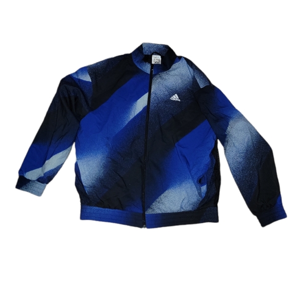 adidas | Jackets & Coats | M Adidas Blue Wind Breaker | Poshmark